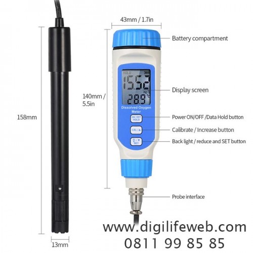 Dissolved Oxygen Meter Smart Sensor AR8210 Dissolved Oxygen Meter Smart Sensor AR8210
